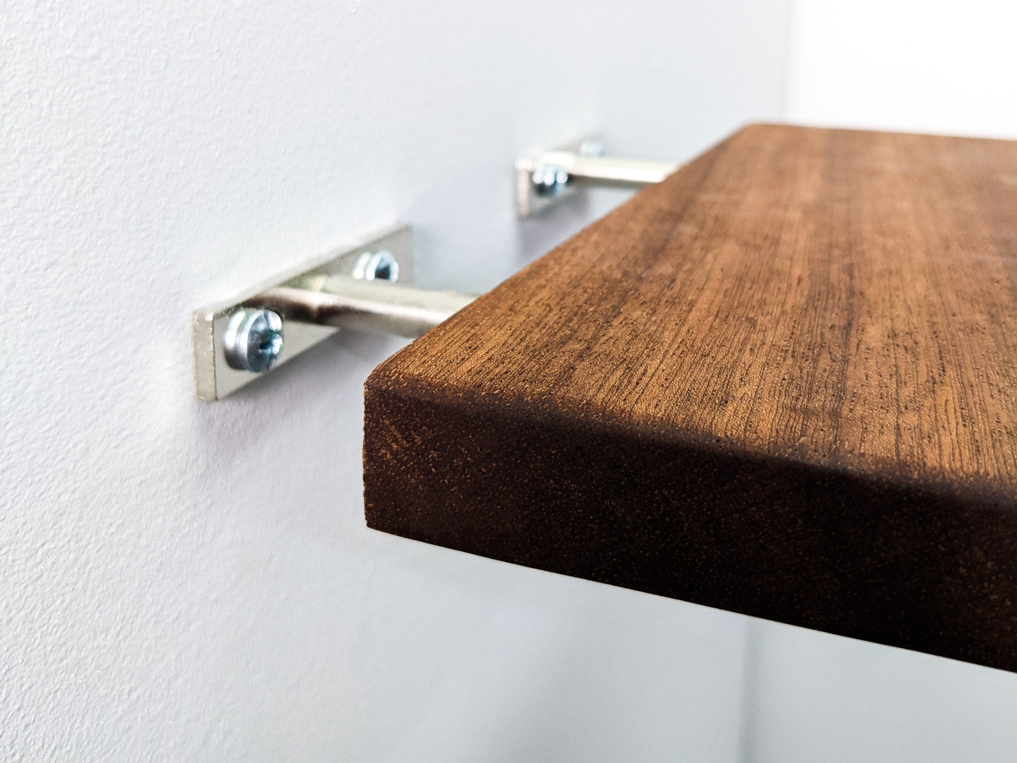 Mahogany Floating Shelves in Custom Sizes